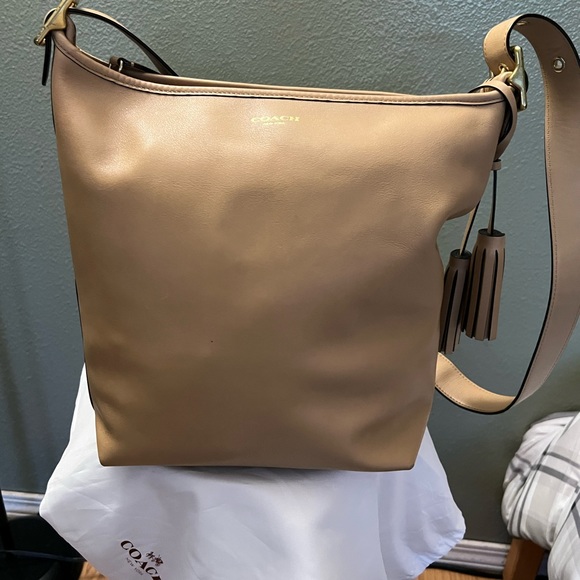 Coach | Bags | Vintage Coach Slim Legacy Blue Leather Bag C3s9326 ...